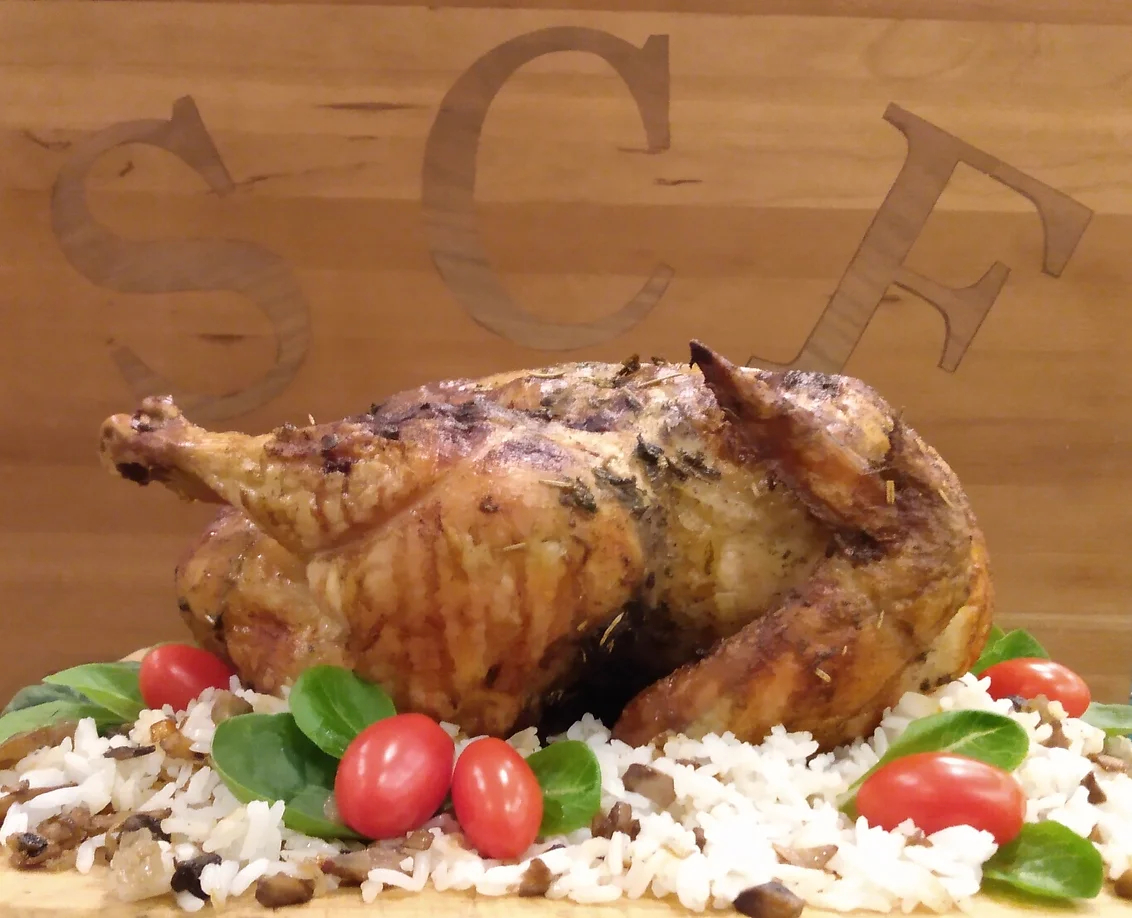 Roast Chicken with Bacon - St. Croix Farm